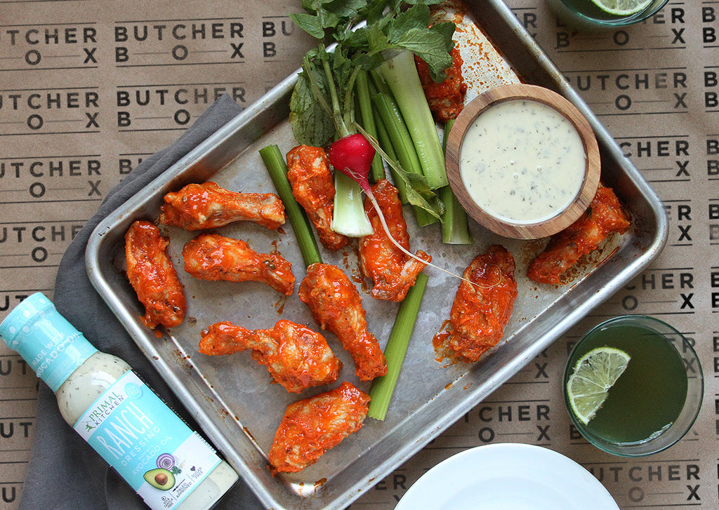 Butcher Box Wings and Ranch Dressing | Primal Dressing® – Primal Kitchen