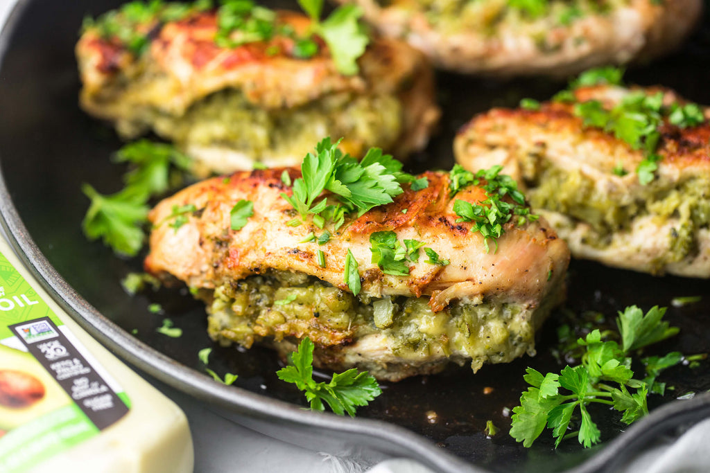 Broccoli and Cheese Stuffed Chicken – Primal Kitchen