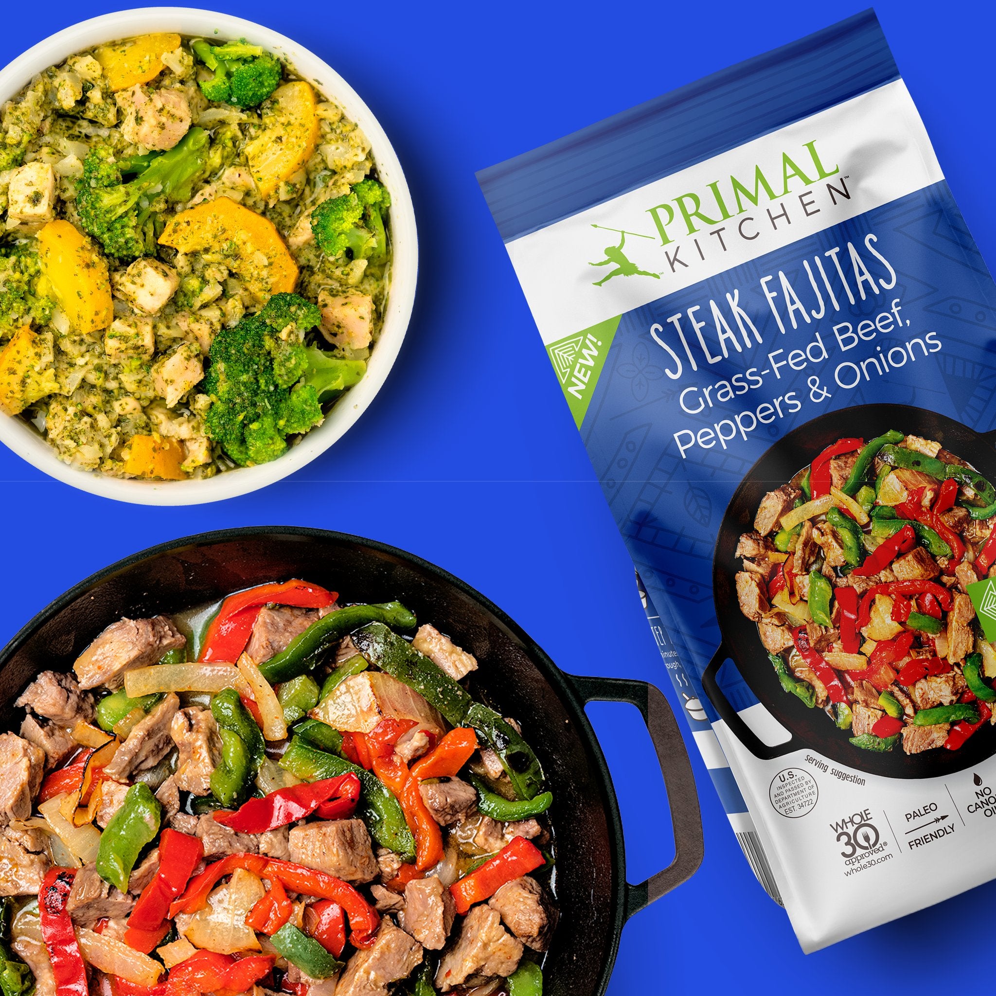 Frozen Bowls & Skillets: No Gluten, Grains, Soy | Primal Kitchen