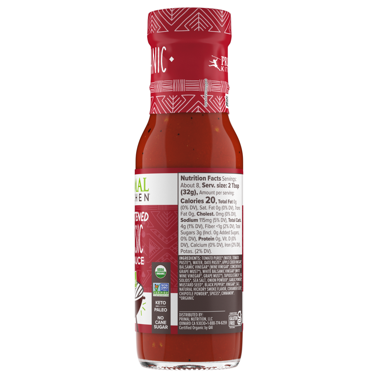 BBQ Sauce: No Cane Sugar, Organic, Gluten Free | Primal Kitchen