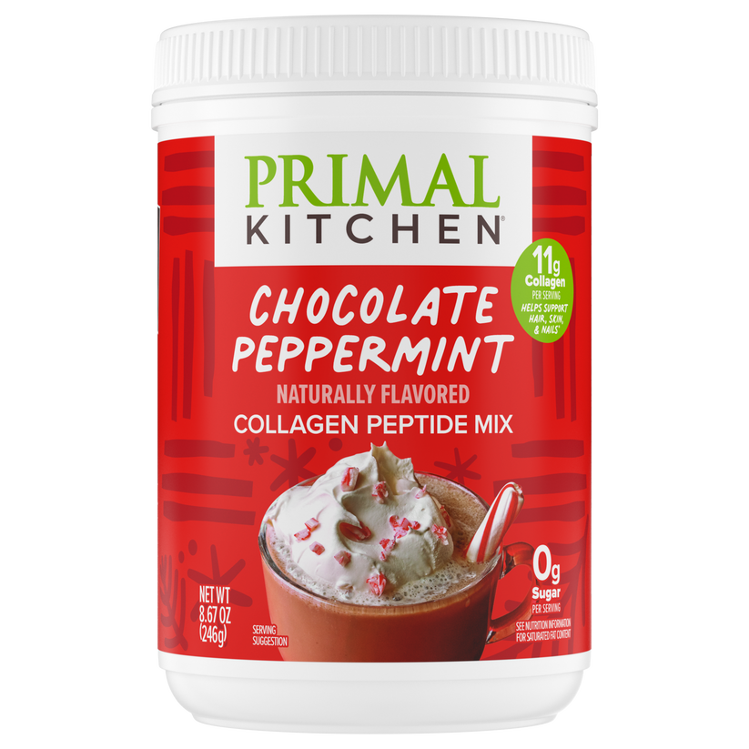 Collagen Peptides | Chocolate Peppermint Collagen Drink Mix | Primal ...
