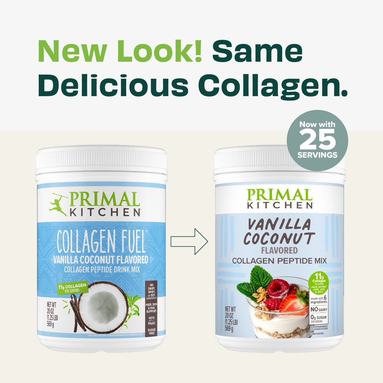 Vanilla Collagen Peptides | Keto Collagen Powder | Primal Kitchen