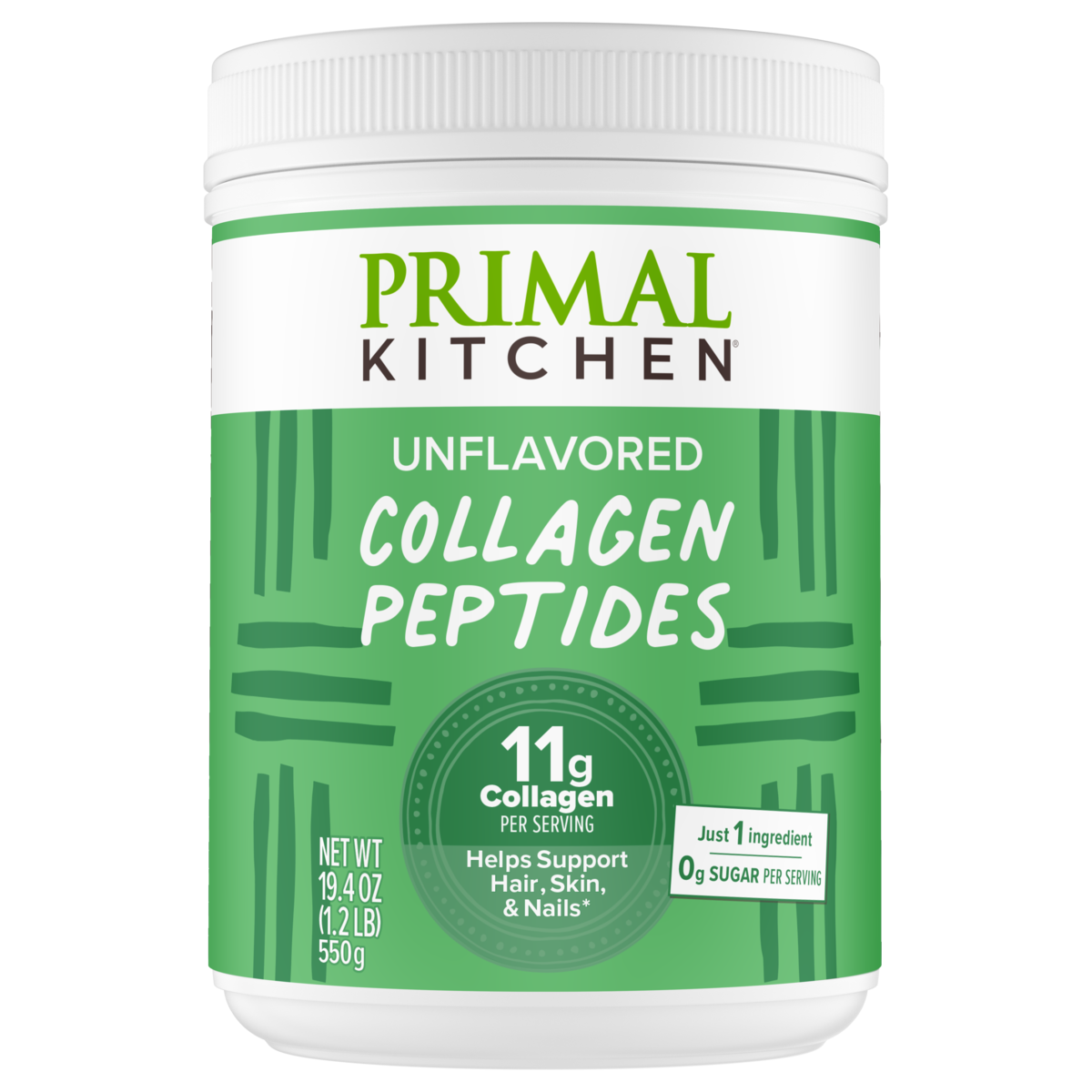 Unflavored Collagen Peptides | Keto Collagen Powder Drink Mix | Primal ...