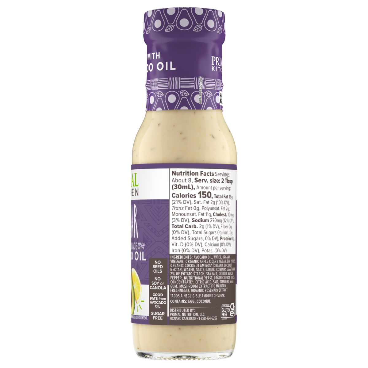 Caesar Dressing made with Avocado Oil: Keto, No-Dairy, Paleo, Whole30 ...