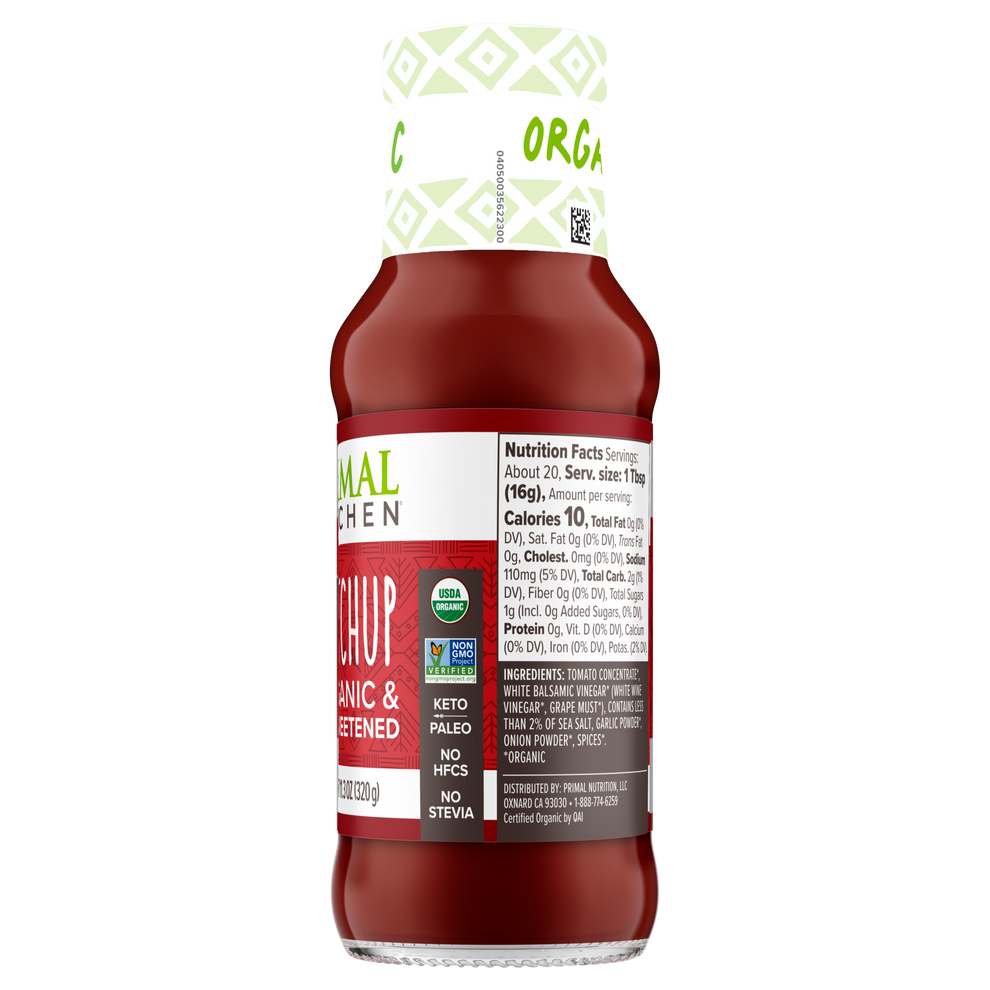 Organic Ketchup: Unsweetened, Keto, Whole30 | Primal Kitchen