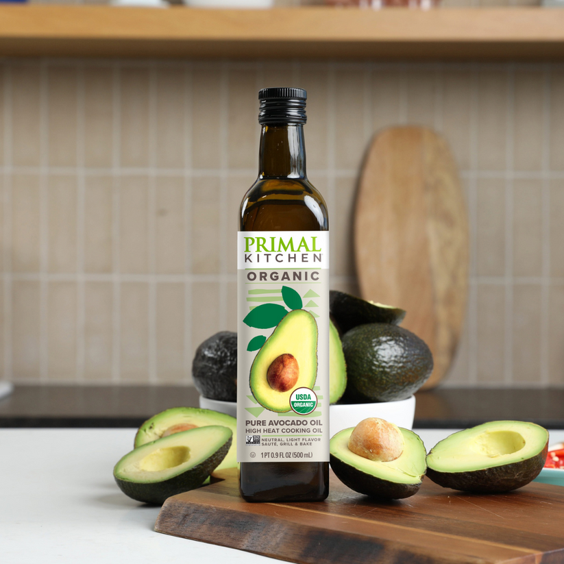 Organic Avocado Oil | Pure Avocado Oil for High Heat Cooking | Primal ...
