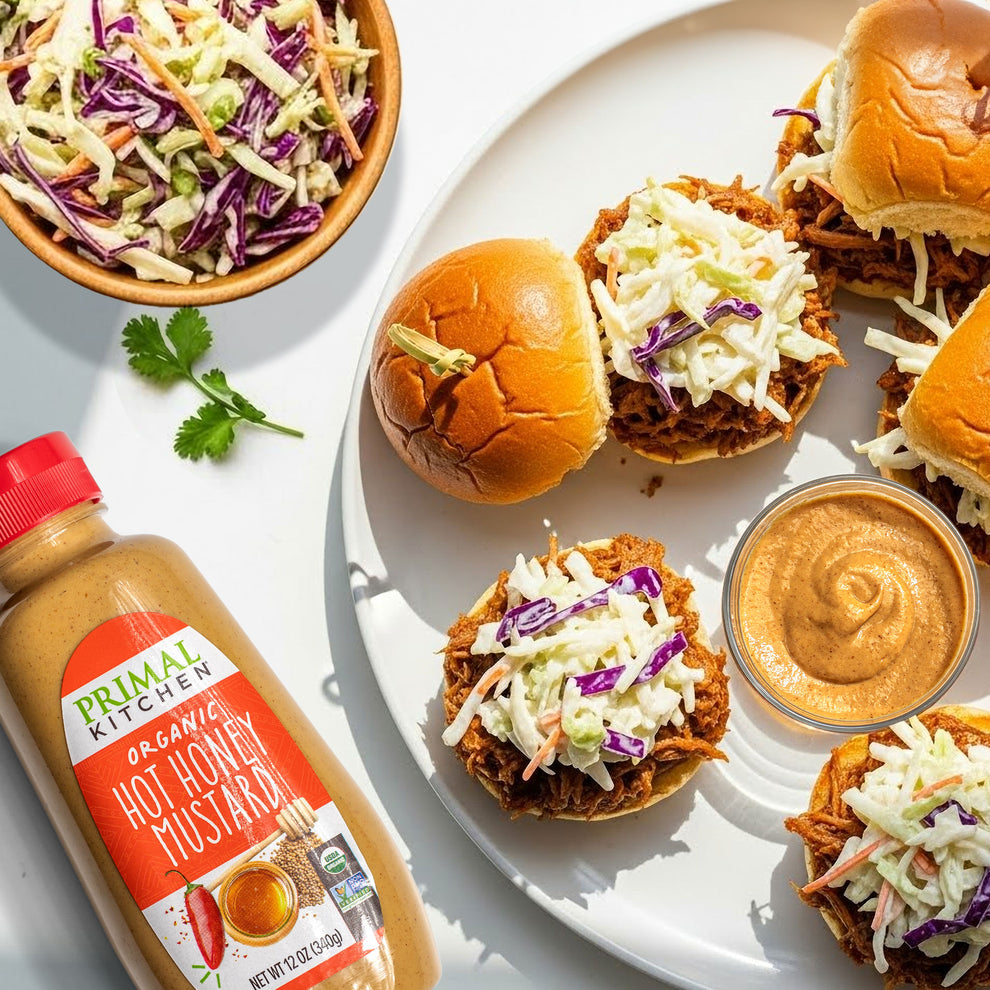 Primal Kitchen Organic Hot Honey Mustard | Sweet Heat Mustard for ...