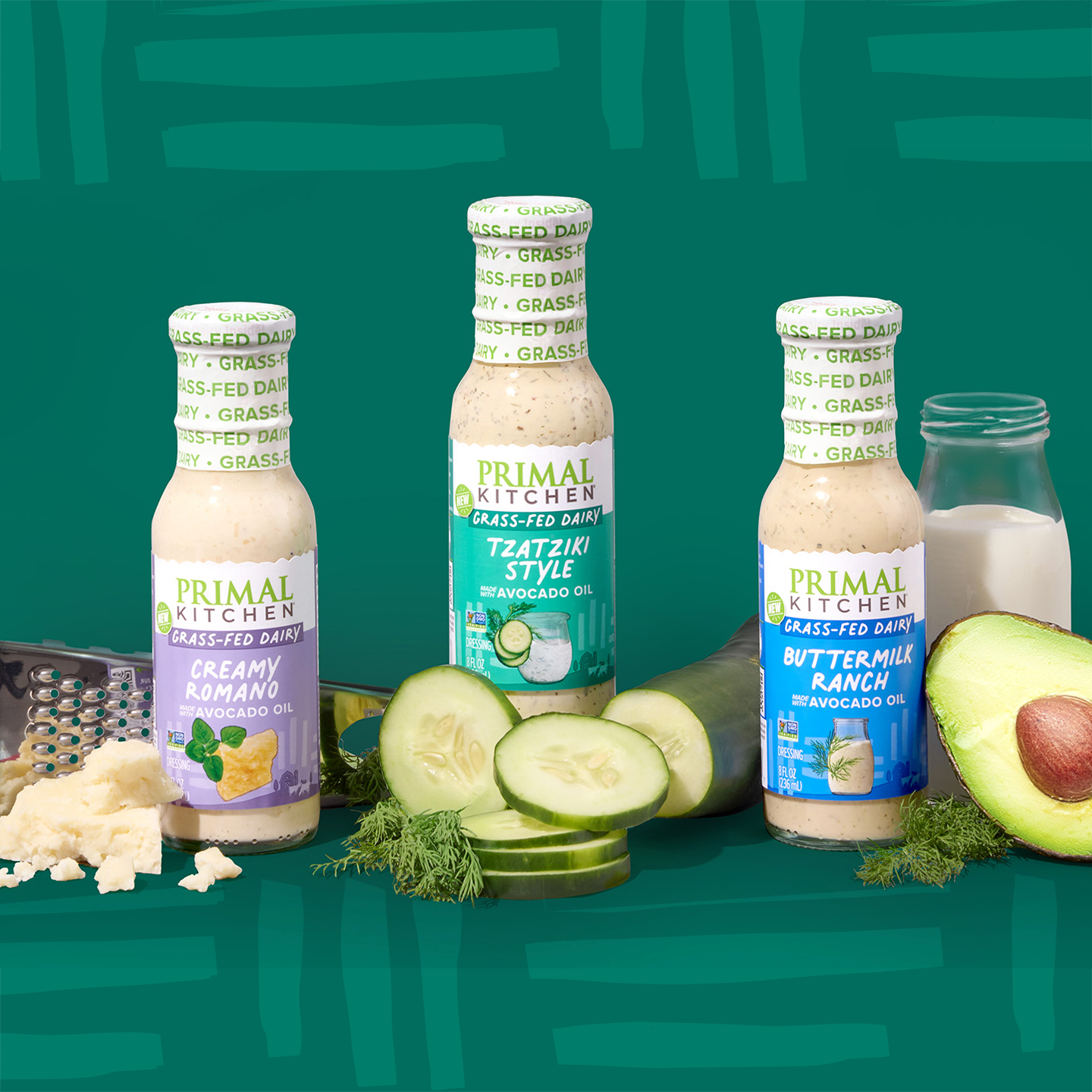 Creamy Dressings Made with Grass-Fed Dairy | Primal Kitchen
