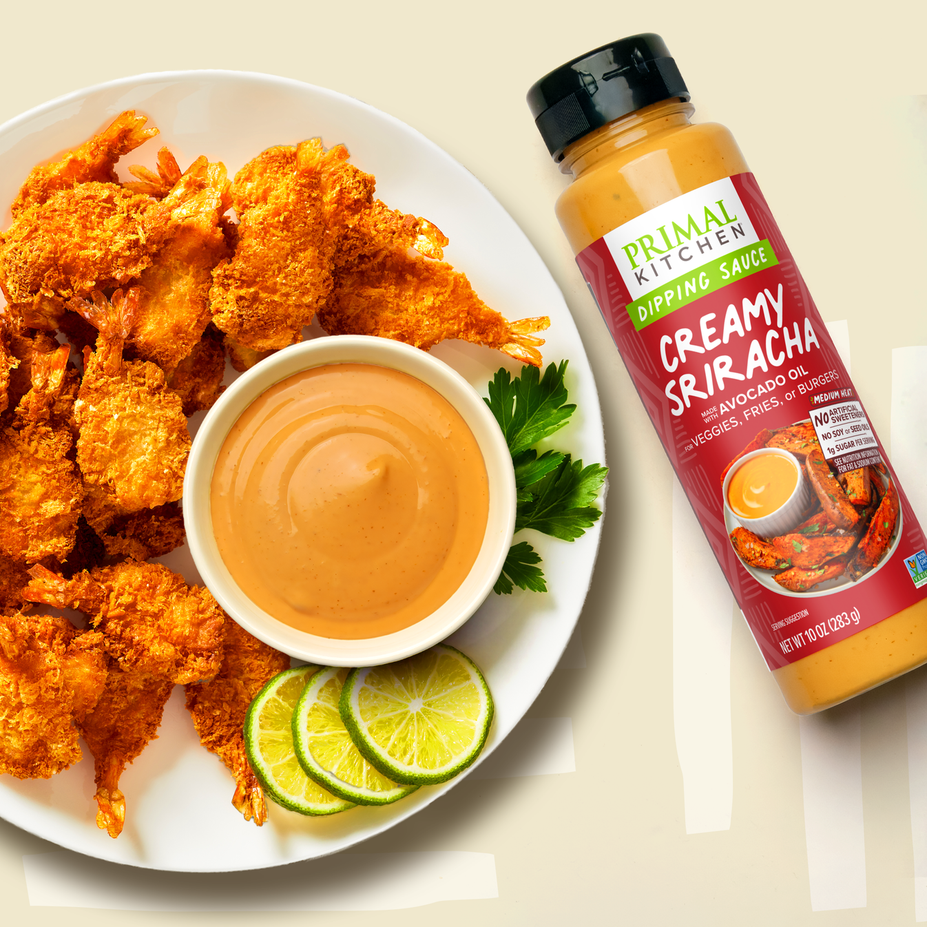 Primal Kitchen Creamy Sriracha Dipping Sauce | Made with Real Ingredients