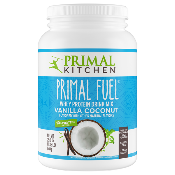Vanilla Whey Protein Powder: Keto, Paleo, Gluten Free | Primal Fuel ...