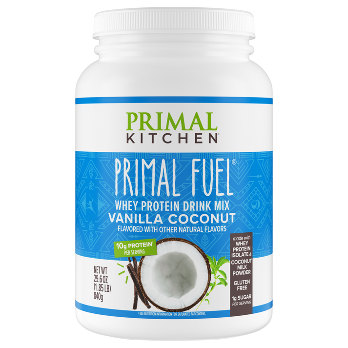 Vanilla Whey Protein Powder: Keto, Paleo, Gluten Free | Primal Fuel ...