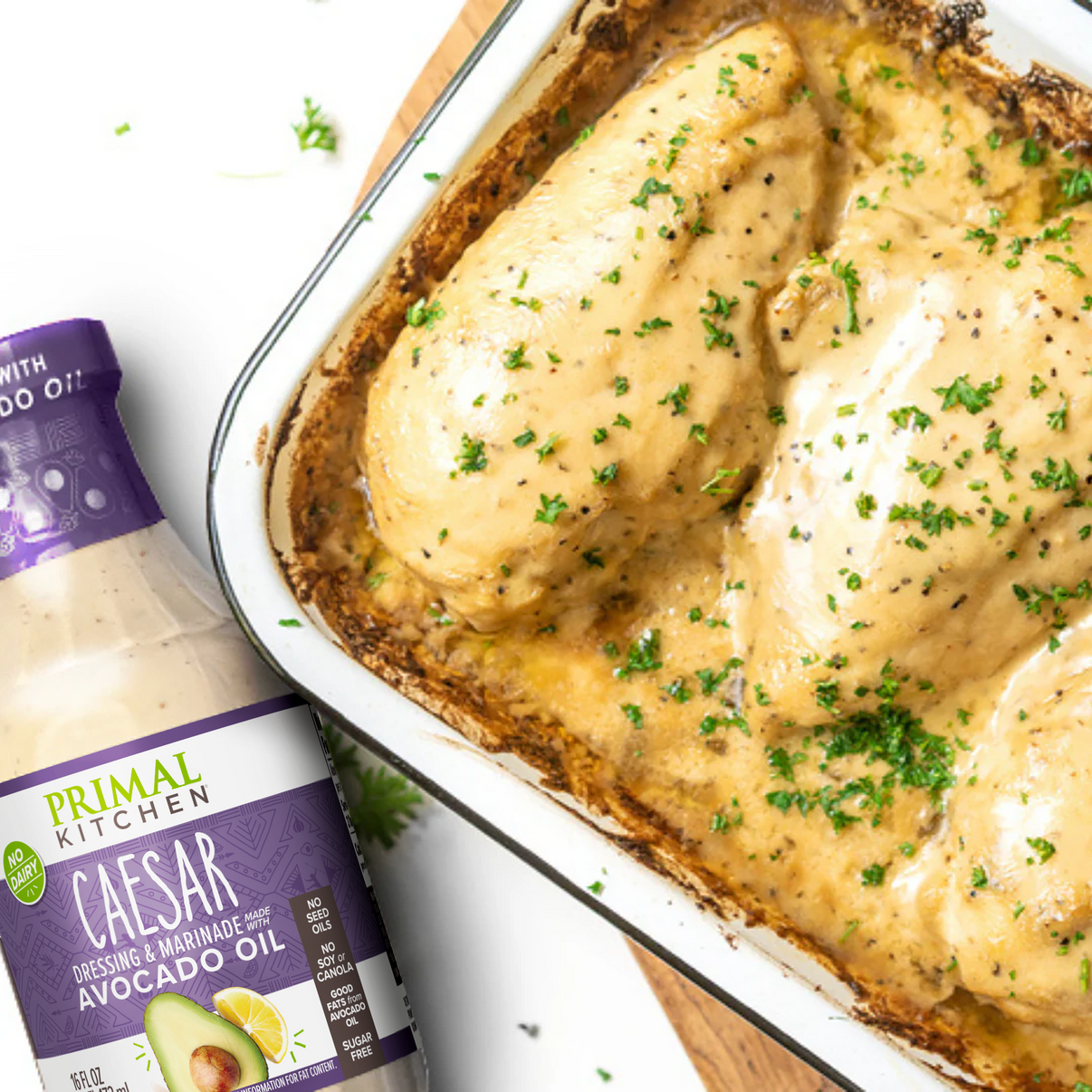 Caesar Dressing made with Avocado Oil: Keto, No-Dairy, Paleo, Whole30 ...