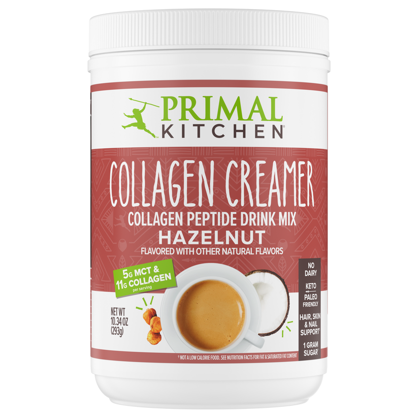 No Dairy Hazelnut Collagen Coffee Creamer | Primal Kitchen
