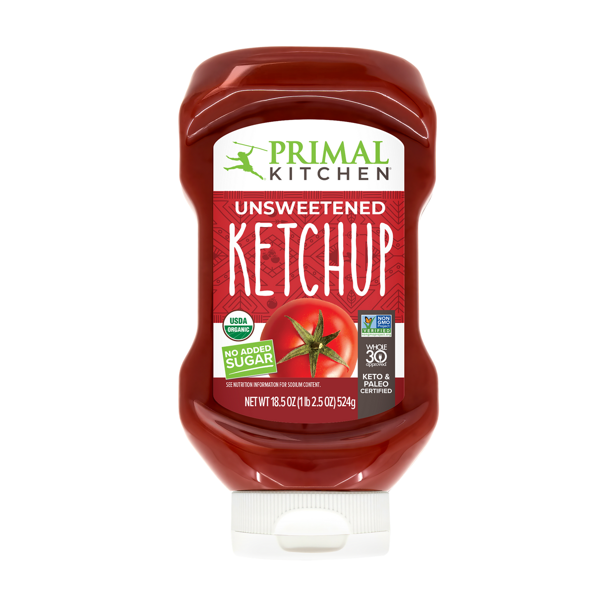 Unsweetened, No Added Sugar, Organic Ketchup | Primal Kitchen